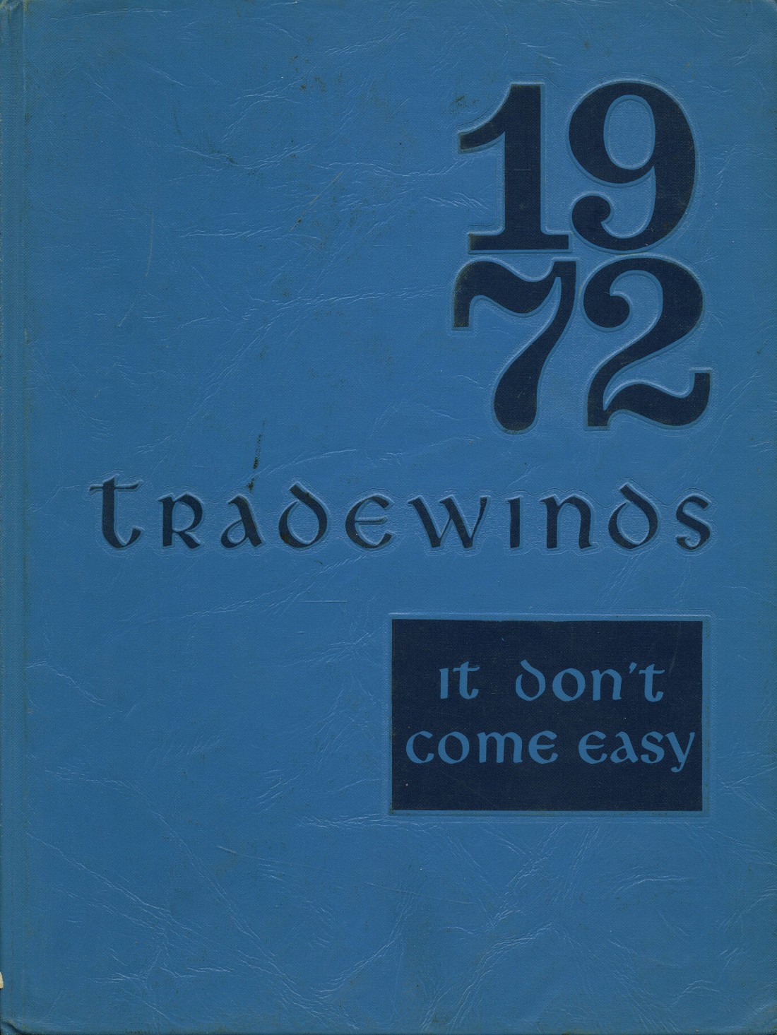 1972 yearbook from Mayfair High School from Lakewood, California