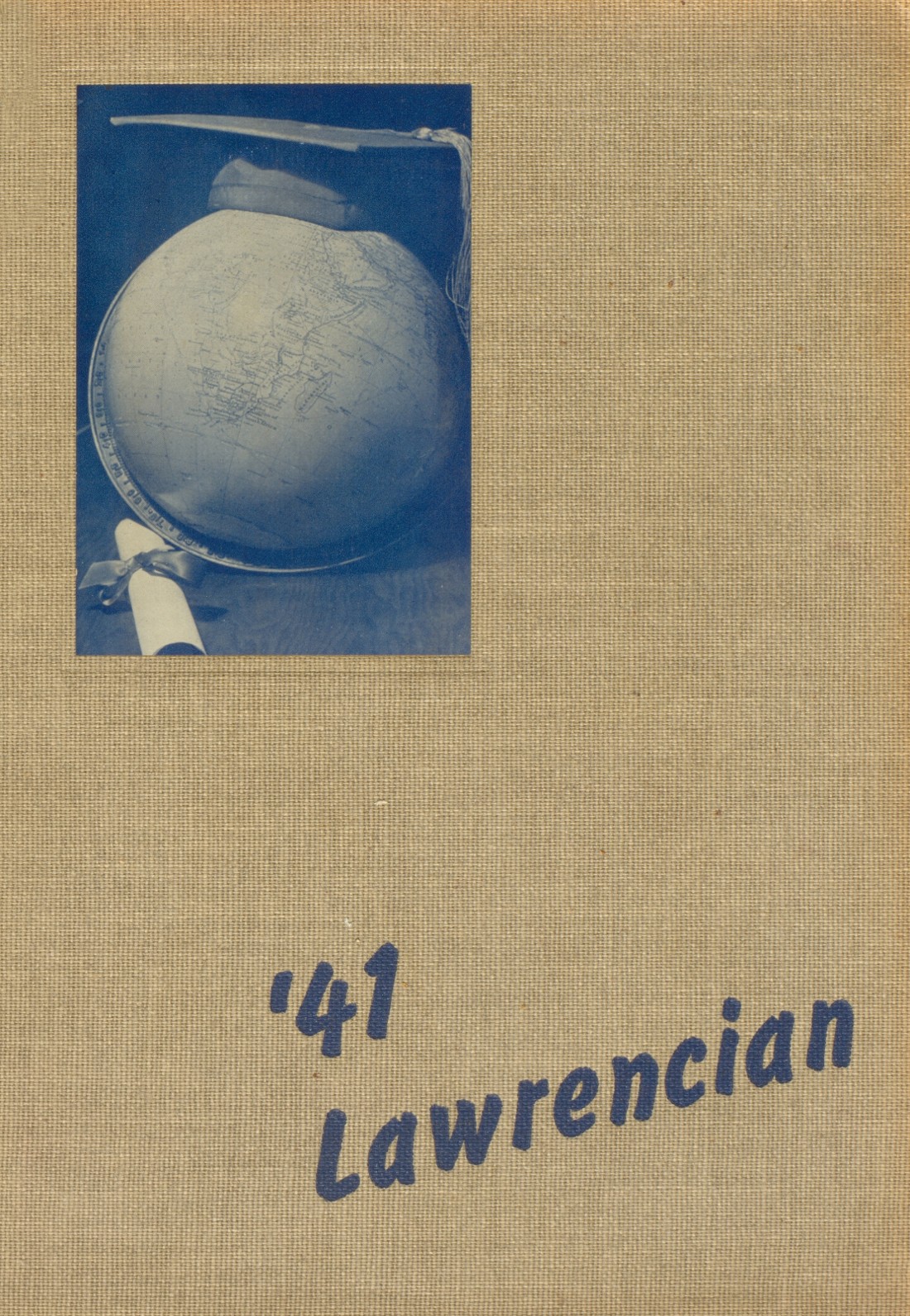 1941 yearbook from Lawrence High School from Cedarhurst, New York for sale