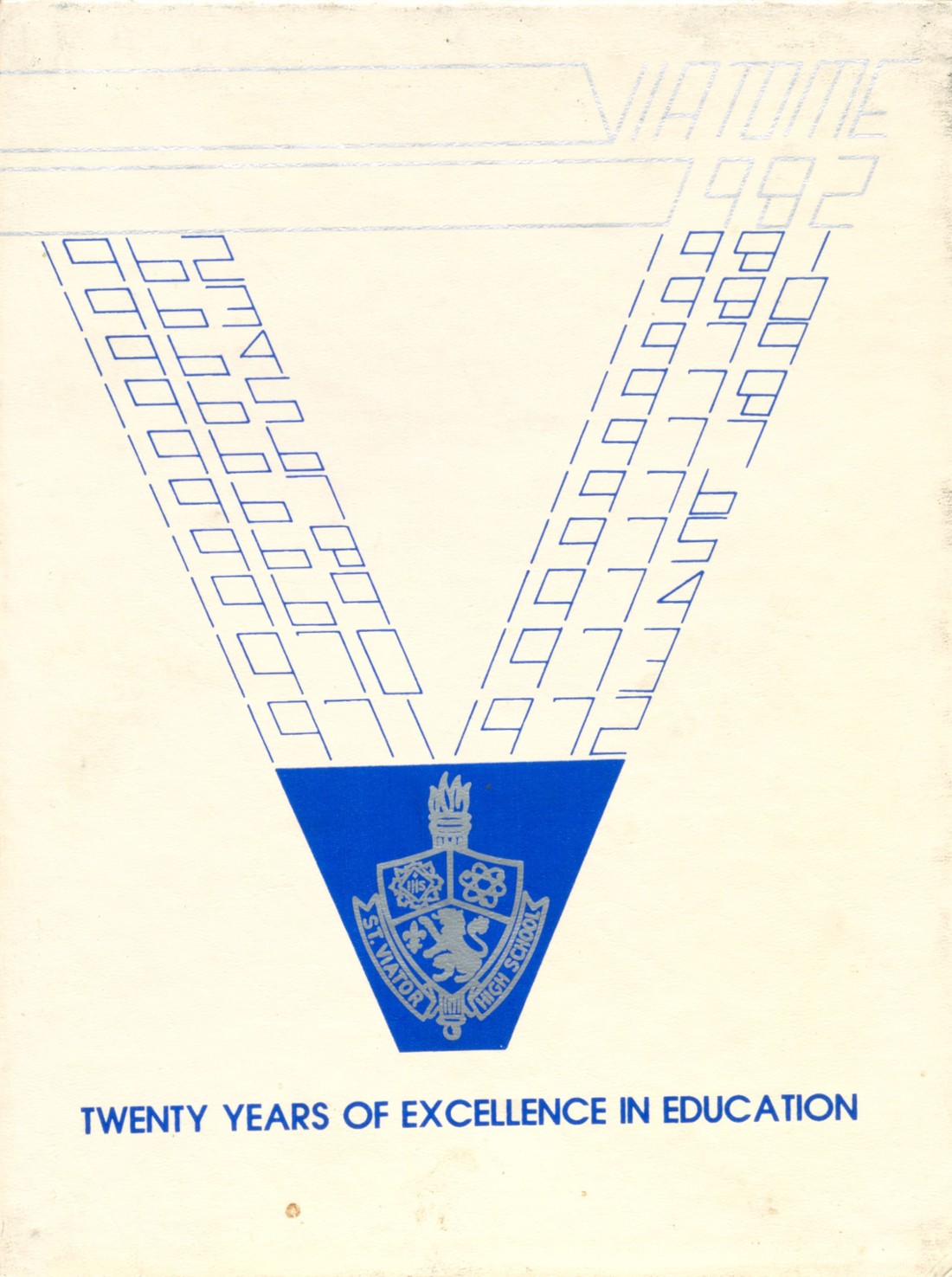 1982 yearbook from St. Viator High School from Arlington heights ...