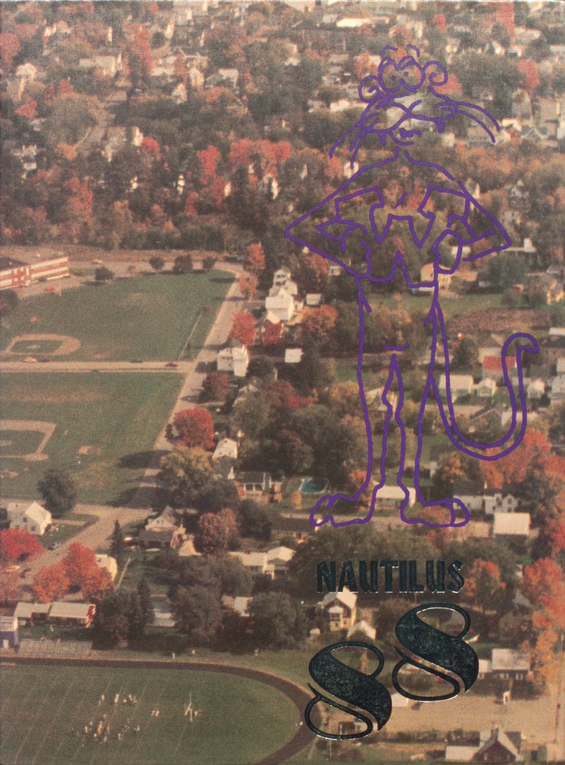 1988 yearbook from Waterville High School from Waterville, Maine