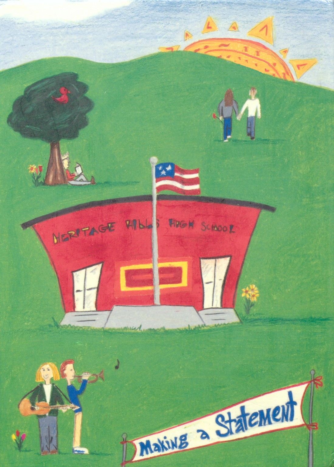 1996 yearbook from Heritage Hills High School from Lincoln city ...