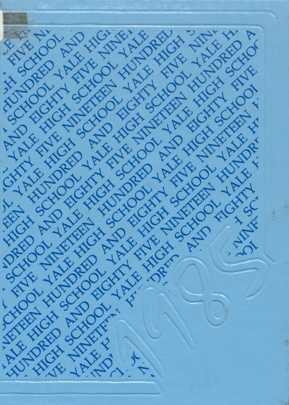 1985 yearbook from Yale High School from Yale, Michigan for sale