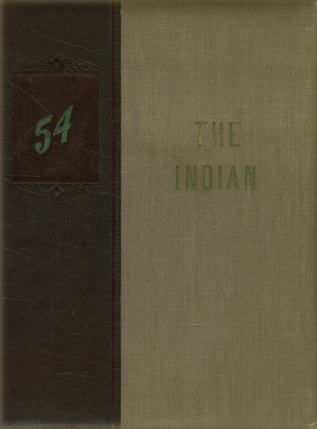 1954 yearbook from Avinger High School from Avinger, Texas